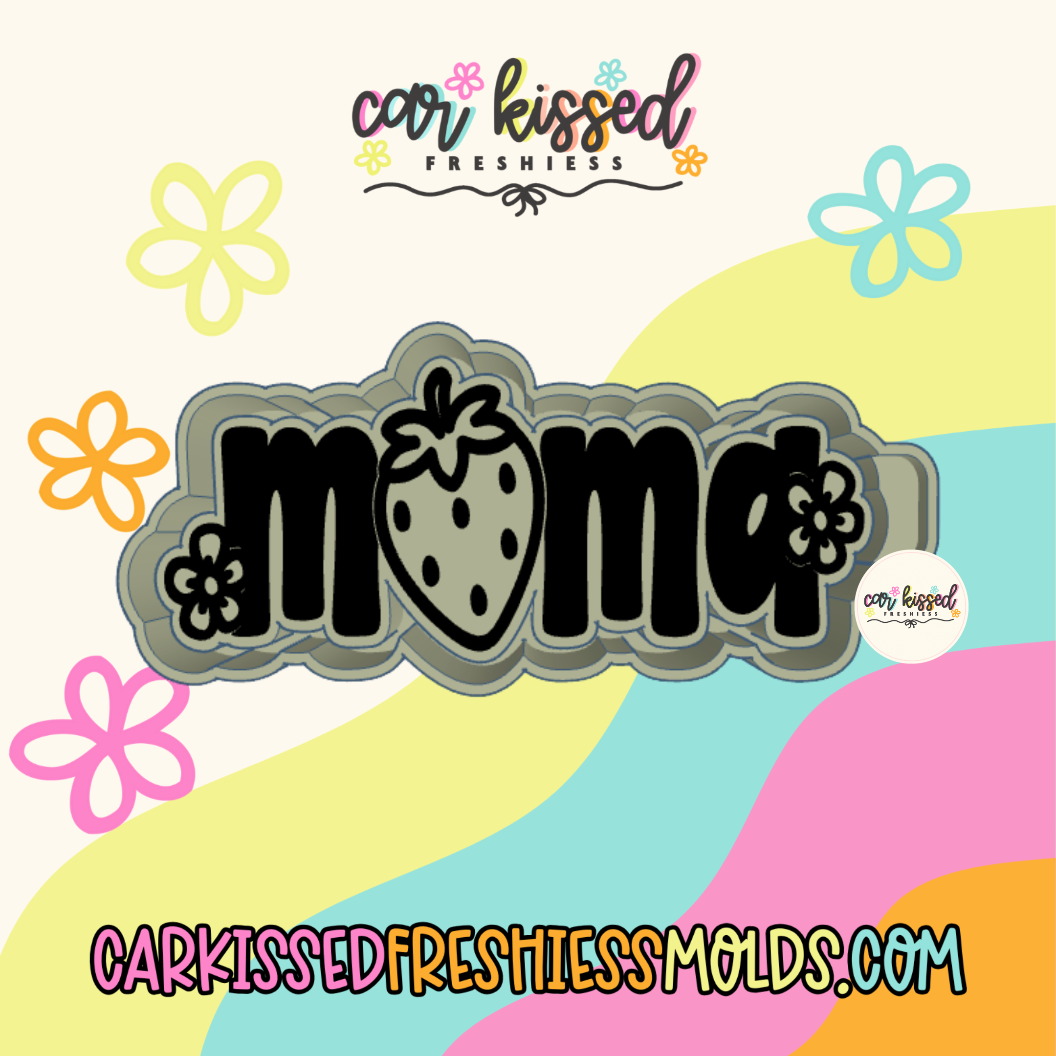 Strawberry Mama Silicone Mold – CarKissedFreshiessMolds