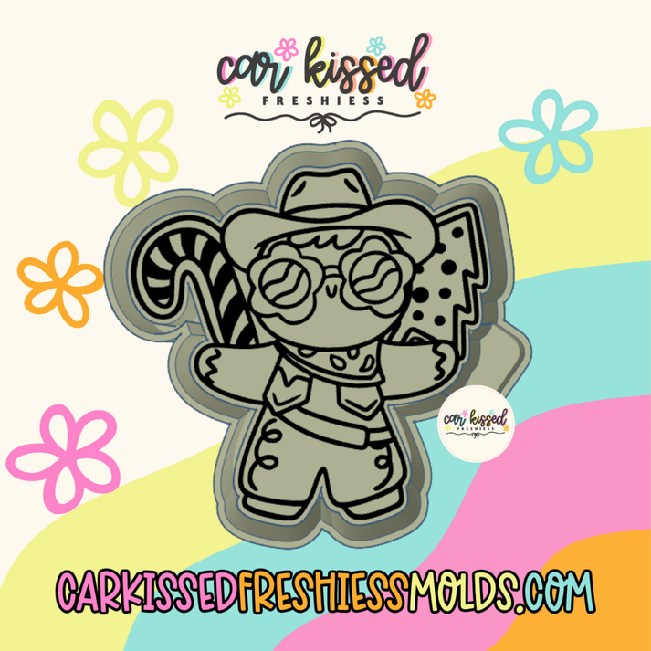 Cowboy Gingerbread Man Silicone Mold – CarKissedFreshiessMolds